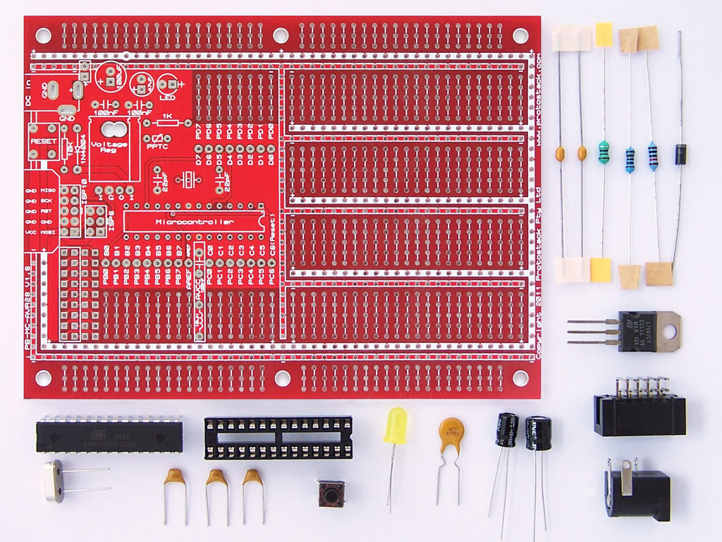 Atmega328 Development Kit Avr Development Kit 2080
